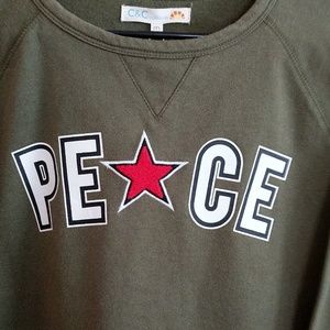 C&C California | Tops | New Cc California Chenille Patch Sweatshirt ...